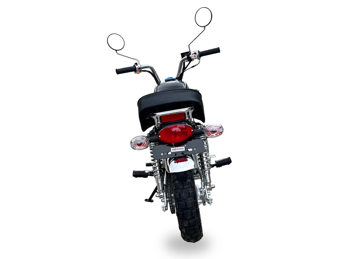 Leo 125cc Retro Motorcycle, 4-speed semi-automatic, 8-inch Wheels, 50 ...