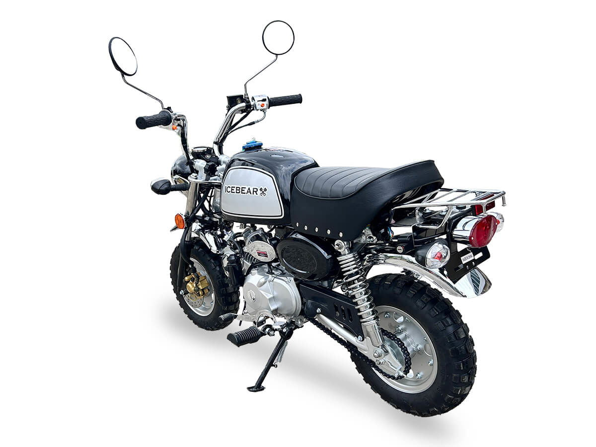 Leo 125cc Retro Motorcycle, 4-speed semi-automatic, 8-inch Wheels, 50 ...