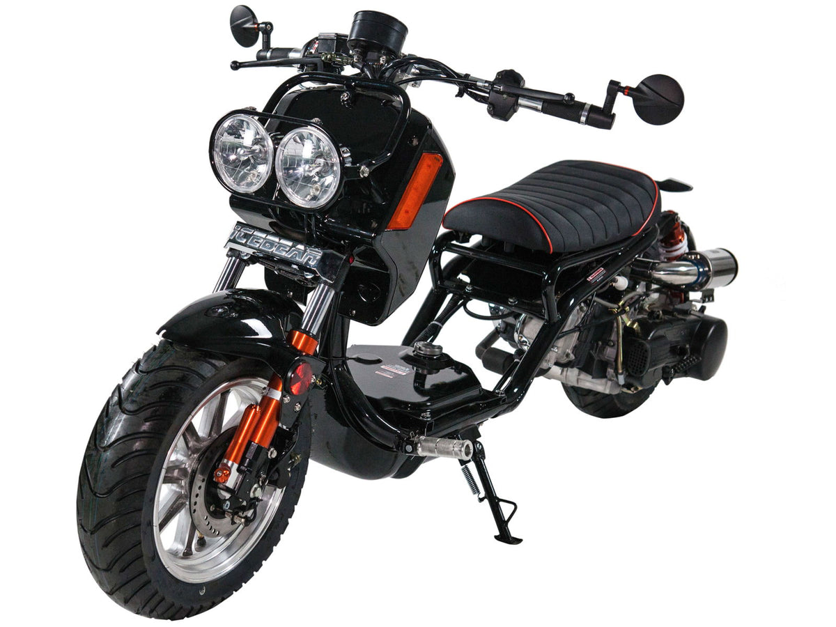 Maddog Gen IV 50cc Street Scooter, Automatic, Front Disc Brake, 12 inc ...