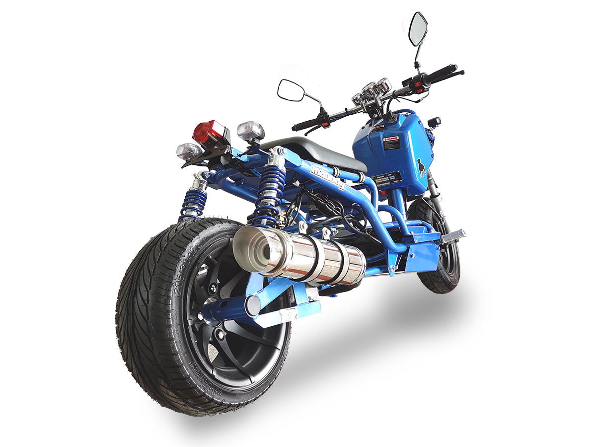 Maddog Gen I 150cc Street Scooter, Automatic, Front Disc Brake, 12 inc ...