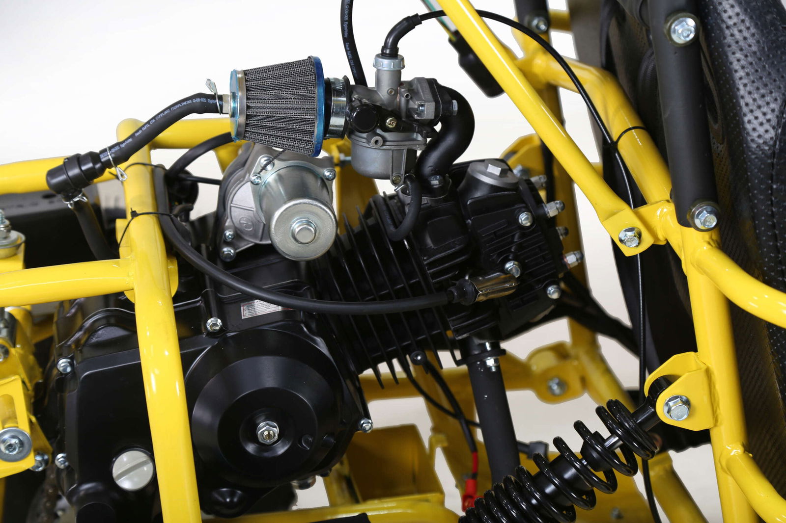 Mini Raptor 125cc Kids Gas Go Kart, Electric Start, Automatic with Rev ...