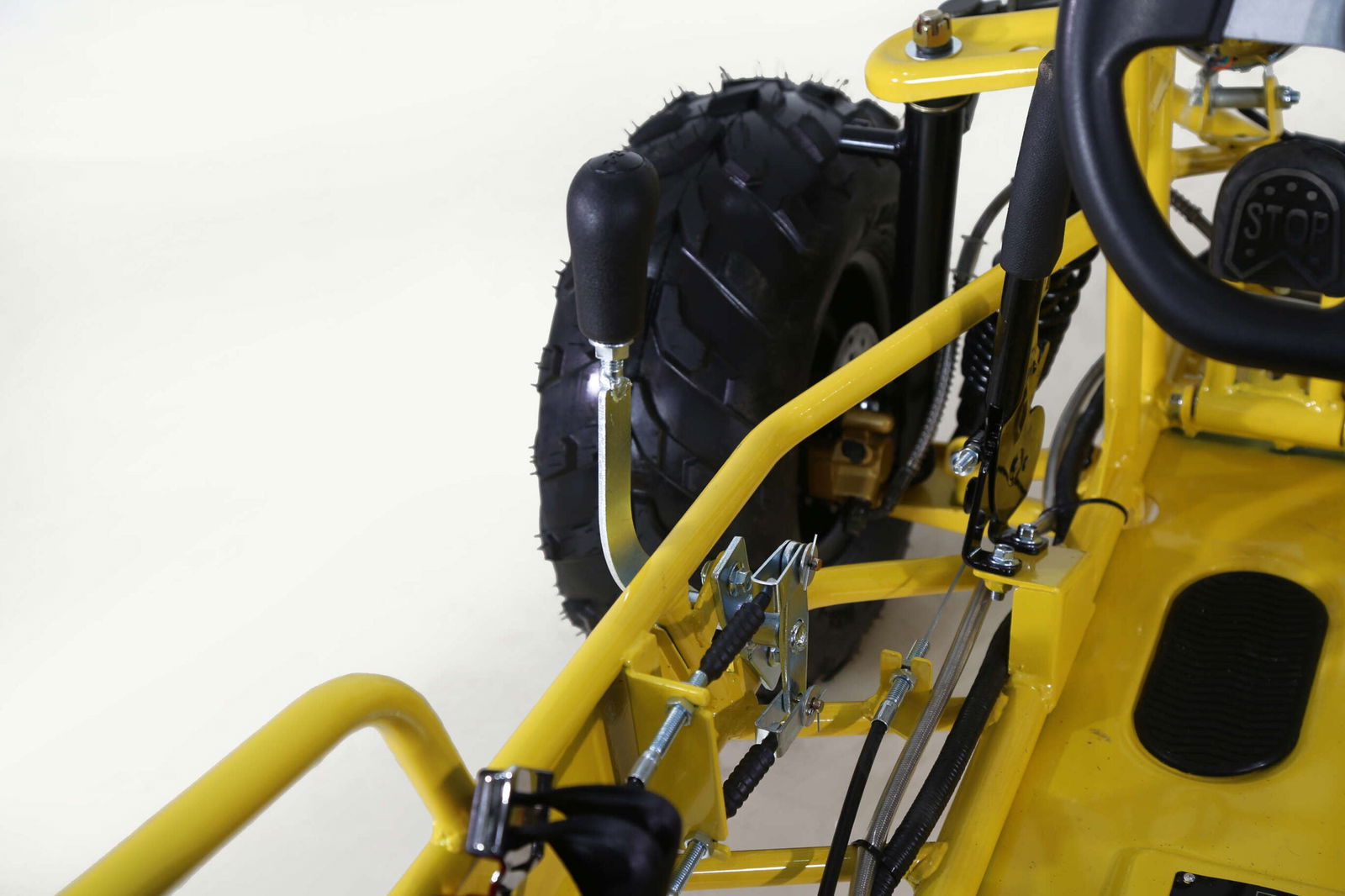 Mini Raptor 125cc Kids Gas Go Kart, Electric Start, Automatic with Rev ...