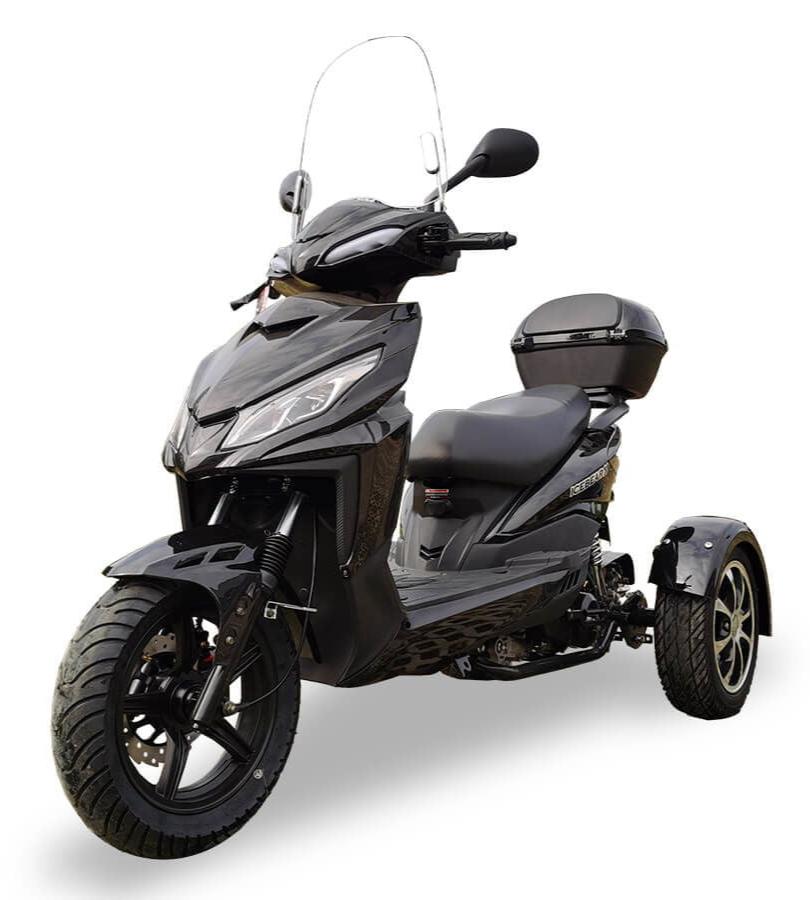Mojo 50cc Street Trike, Automatic, Disc Brakes, Aluminum Wheels, Trunk ...