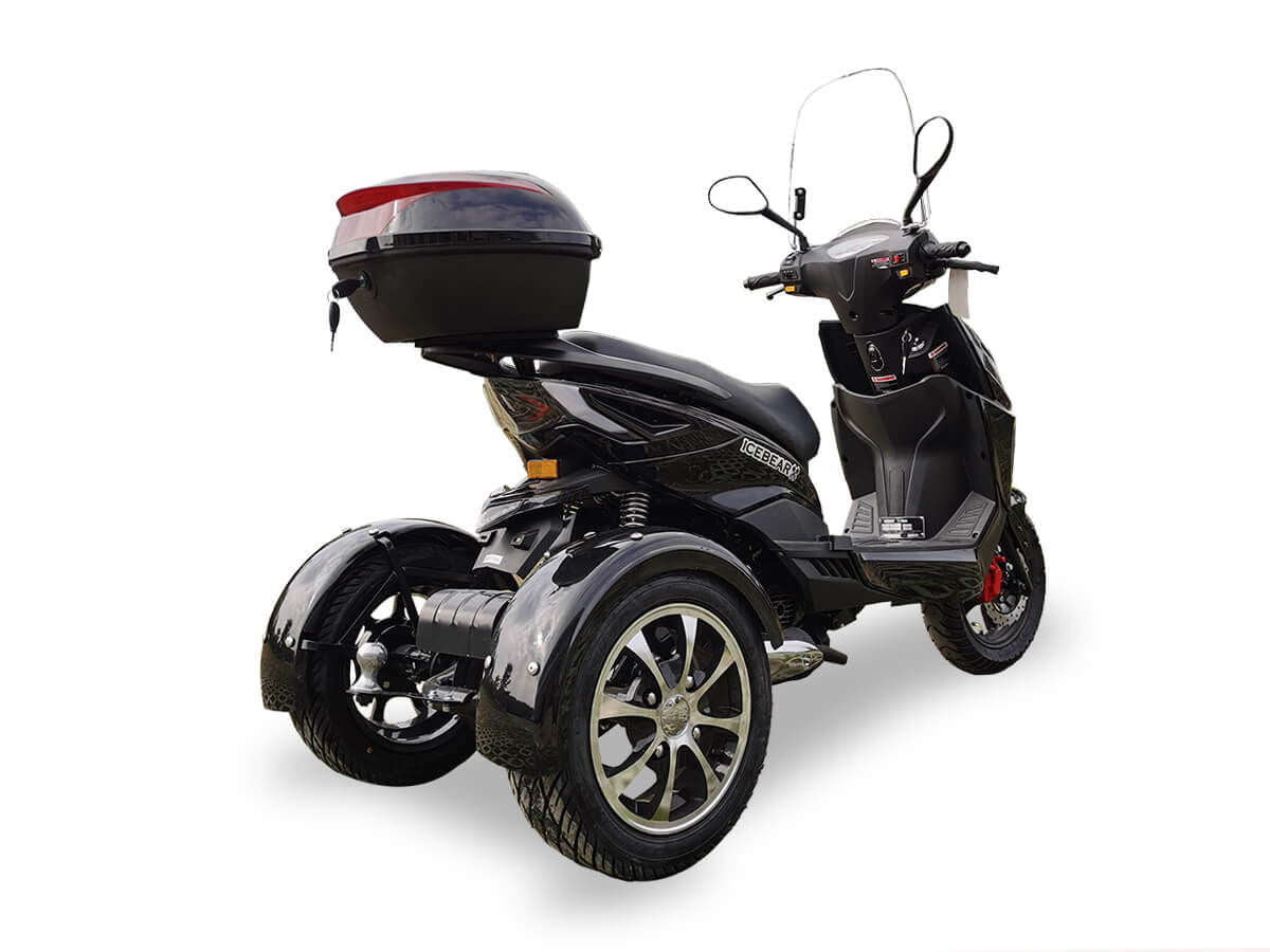 Mojo 50cc Street Trike, Automatic, Disc Brakes, Aluminum Wheels, Trunk ...