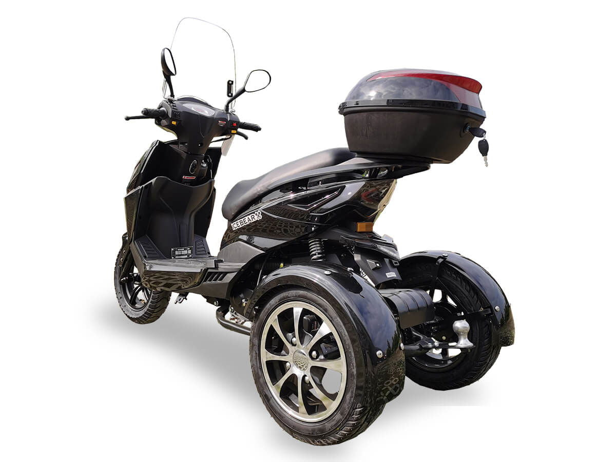 Mojo 50cc Street Trike, Automatic, Disc Brakes, Aluminum Wheels, Trunk ...