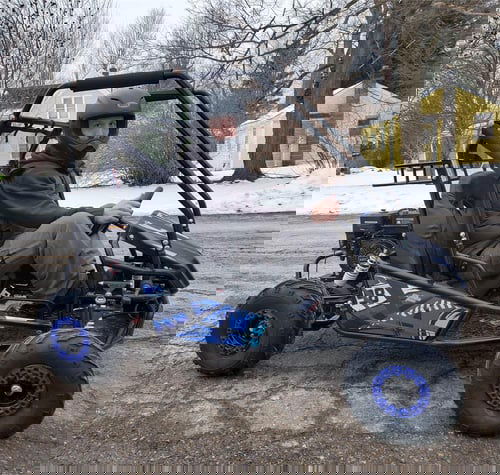 Interceptor XL Mid-size Go Kart, 7hp 4-Stroke Pull Start, Automatic, F ...