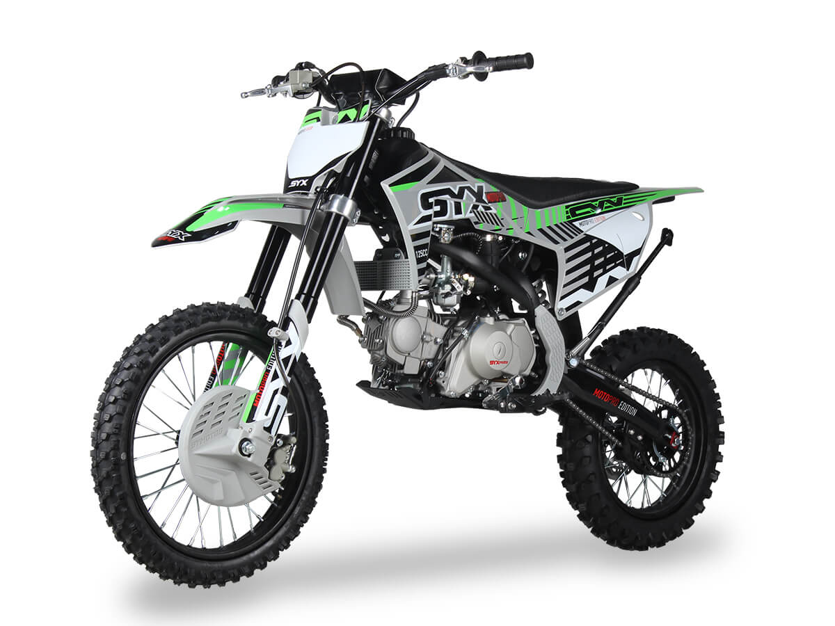 SYX Moto Pro 125cc 4-Stroke Gas Dirt Bike, 4-Speed Manual, Electric St ...