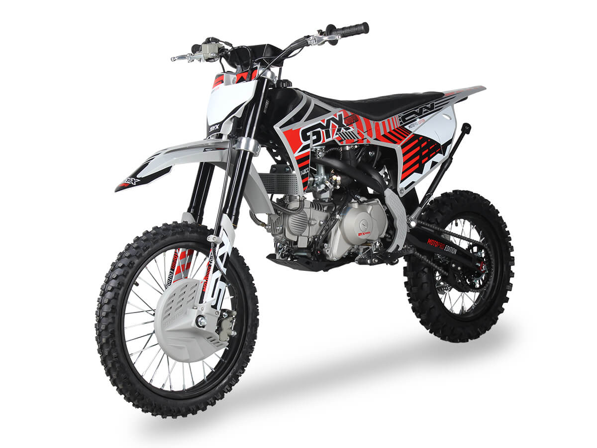SYX Moto Pro 140cc 4-Stroke Gas Dirt Bike 4-Speed Manual Electric Star – GoKarts USA®