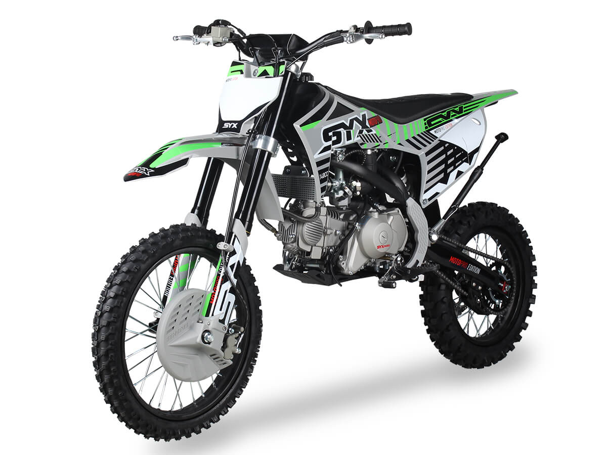 SYX Moto Pro 140cc 4-Stroke Gas Dirt Bike 4-Speed Manual Electric Star ...
