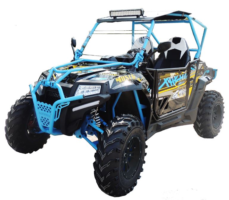 Predator 400FX UTV Side-by-Side, Electric Start, Shaft-Drive Automatic ...