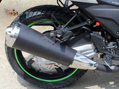 Razor 250 Street Sport Motorcycle, 5-Speed Manual, 17-inch Wheels ...