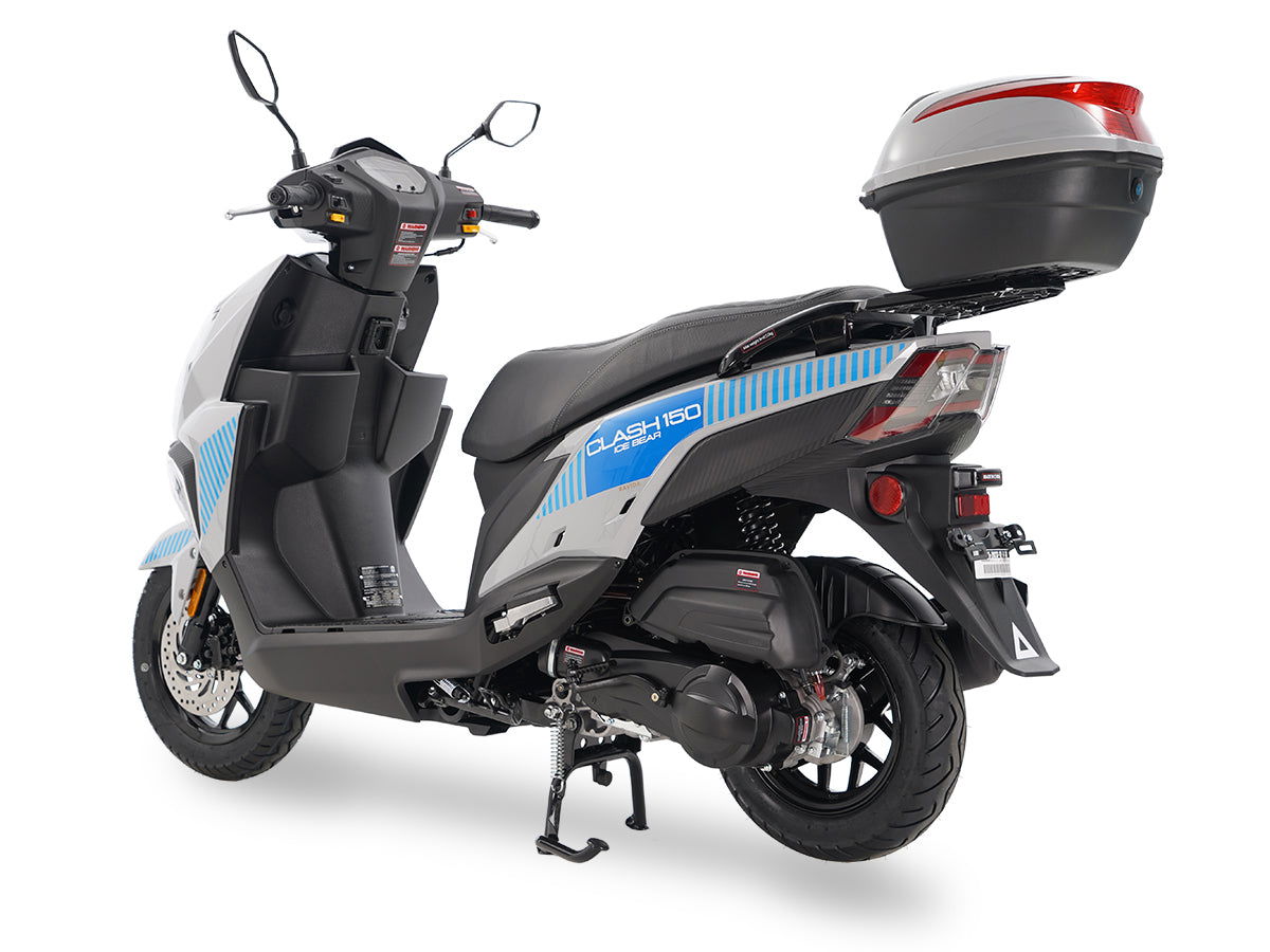 Clash 150cc Street Scooter, Automatic Shifting, Front Disc/Rear Drum B ...