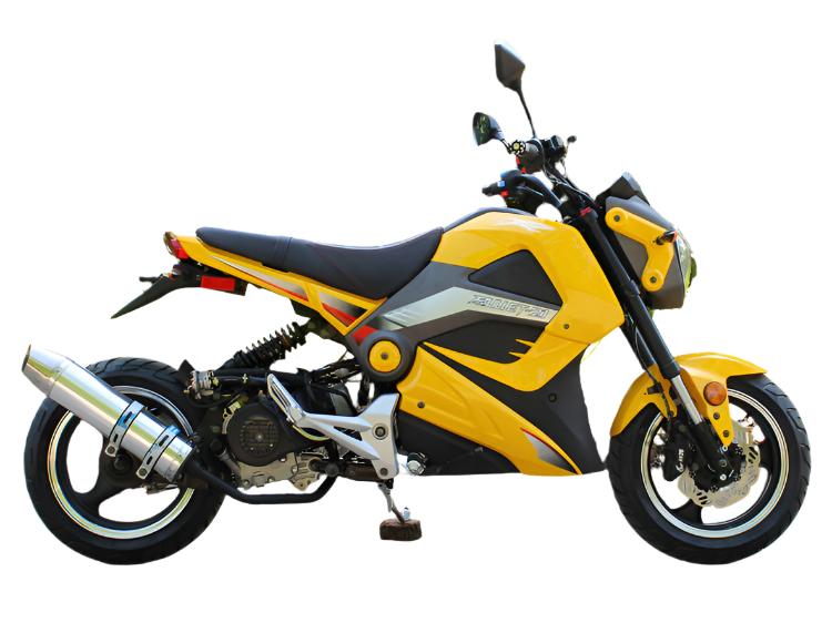 Rocker 50cc Motorcycle, Automatic Shifting, Front Disc Brake, 13-inch ...