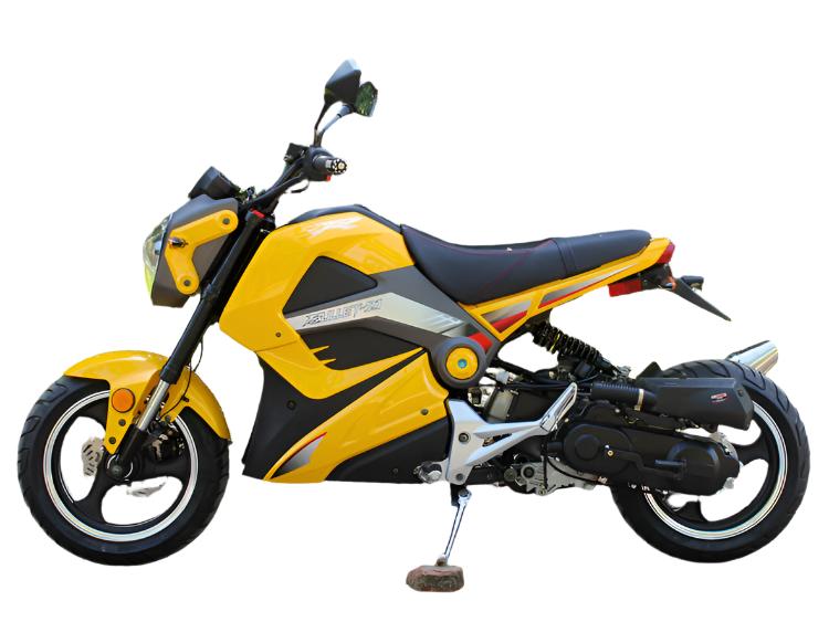 Rocker 50cc Motorcycle, Automatic Shifting, Front Disc Brake, 13-inch ...
