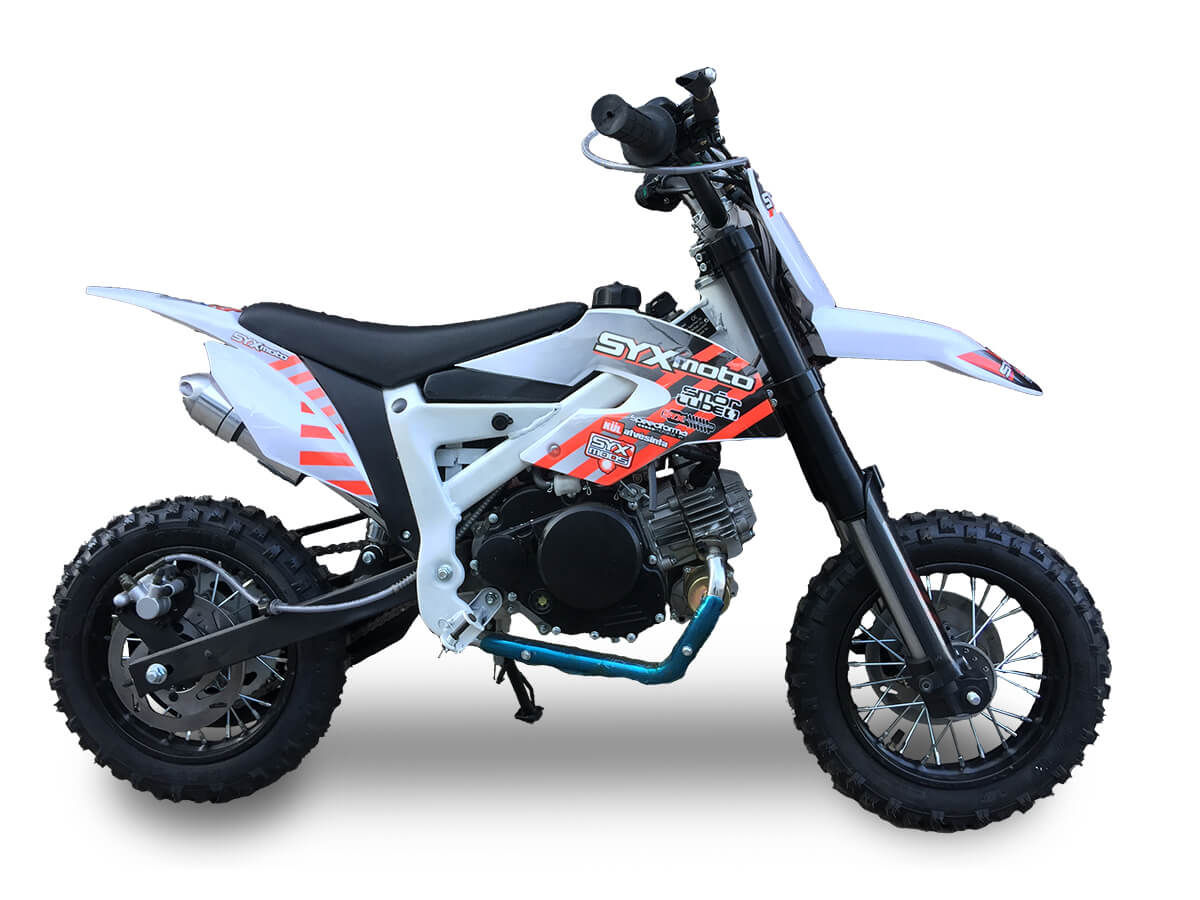 SYX Moto 60cc Kids Dirt Bike, Automatic Shifting, Electric Start, Ages ...
