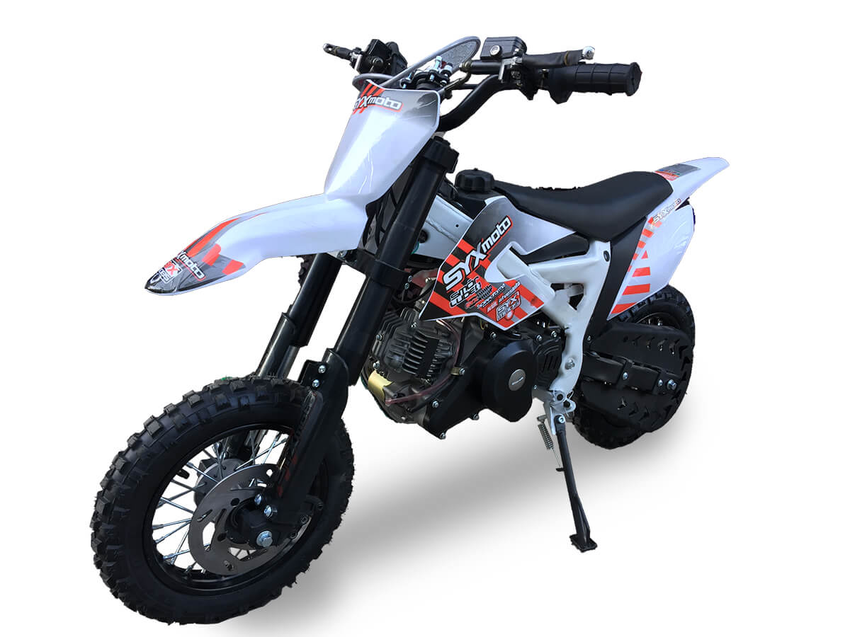 SYX Moto 60cc Kids Dirt Bike, Automatic Shifting, Electric Start, Ages ...