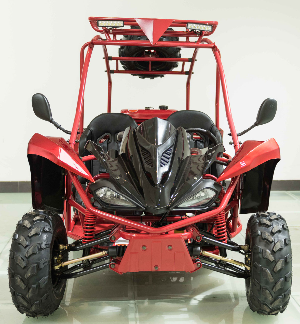 Shark DLX 125cc Mid-Size Kids Go Kart, Electric Start, 3-Speed Semi-Au ...