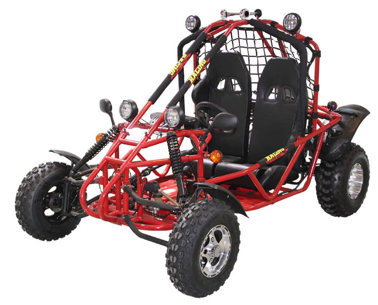 Spider 200 DLX Buggy Go Kart, Electric Start, Automatic with Reverse ...