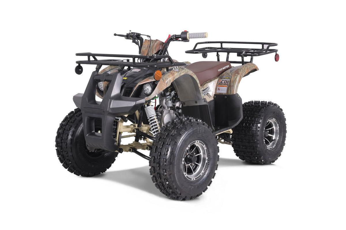 Tao T-Force Platinum 125cc Utility Style ATV, Electric Start, Automati ...