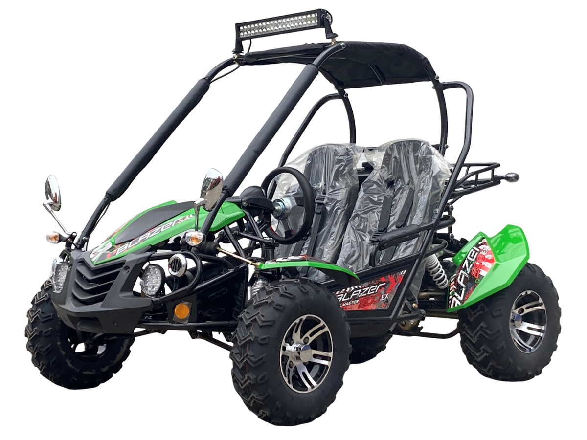 TrailMaster Blazer 200EX off-Road Go Kart, Dual Seats, Lights – GoKarts ...