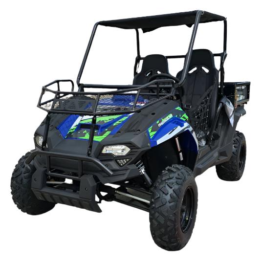 TrailMaster Challenger 200U UTV Side-by-Side, Front Cargo Rack, Rear D ...