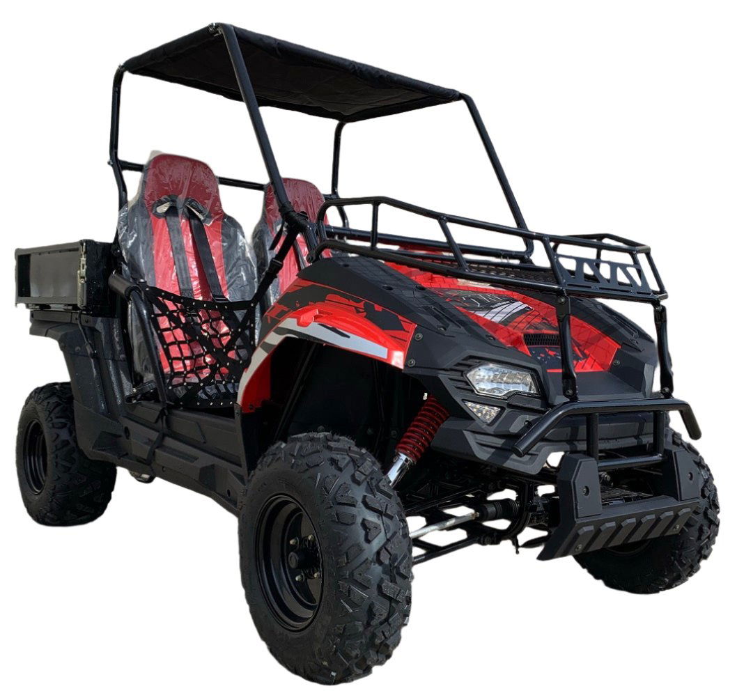 TrailMaster Challenger 200U UTV Side-by-Side, Front Cargo Rack, Rear D ...