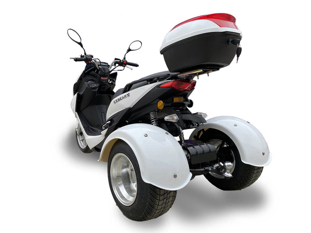 Trifecta 50cc Street Trike, Automatic, Disc Brakes, Aluminum Wheels, T ...