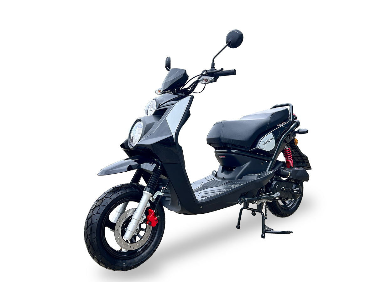 Vision 150cc Street Scooter, Automatic, Front Disc Brake, 12 inch Alum ...