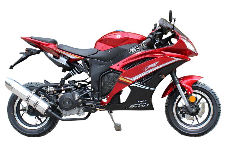 Wasp 50cc Sport Motorcycle, Automatic Shifting, Front Disc Brake, 13-i ...