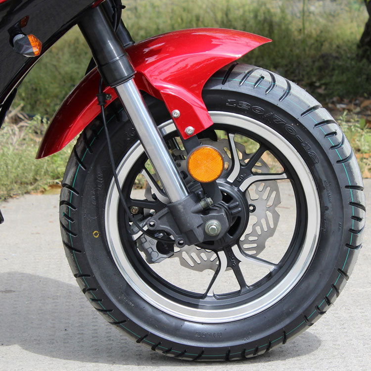 Wasp 50cc Sport Motorcycle, Automatic Shifting, Front Disc Brake, 13-i ...
