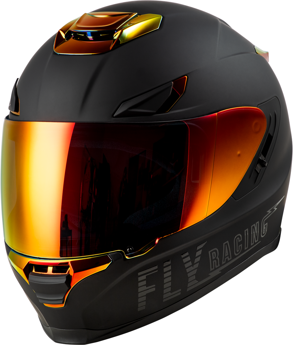 Sentinel Recon Helmet Matte Black/Fire Chrome Xl – GoKarts USA®