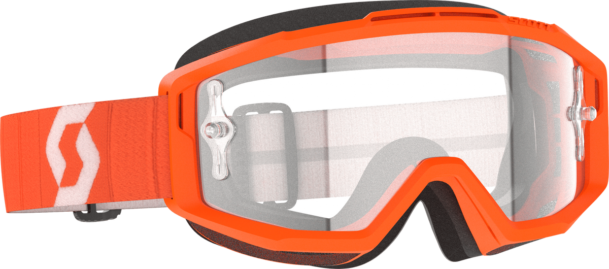 Split Otg Goggle Orange Clear Lens – GoKarts USA®