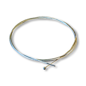 Control Cable, 1x19 Type with Large (6mm) Swaged Ball, 3/32 in. Diamet ...