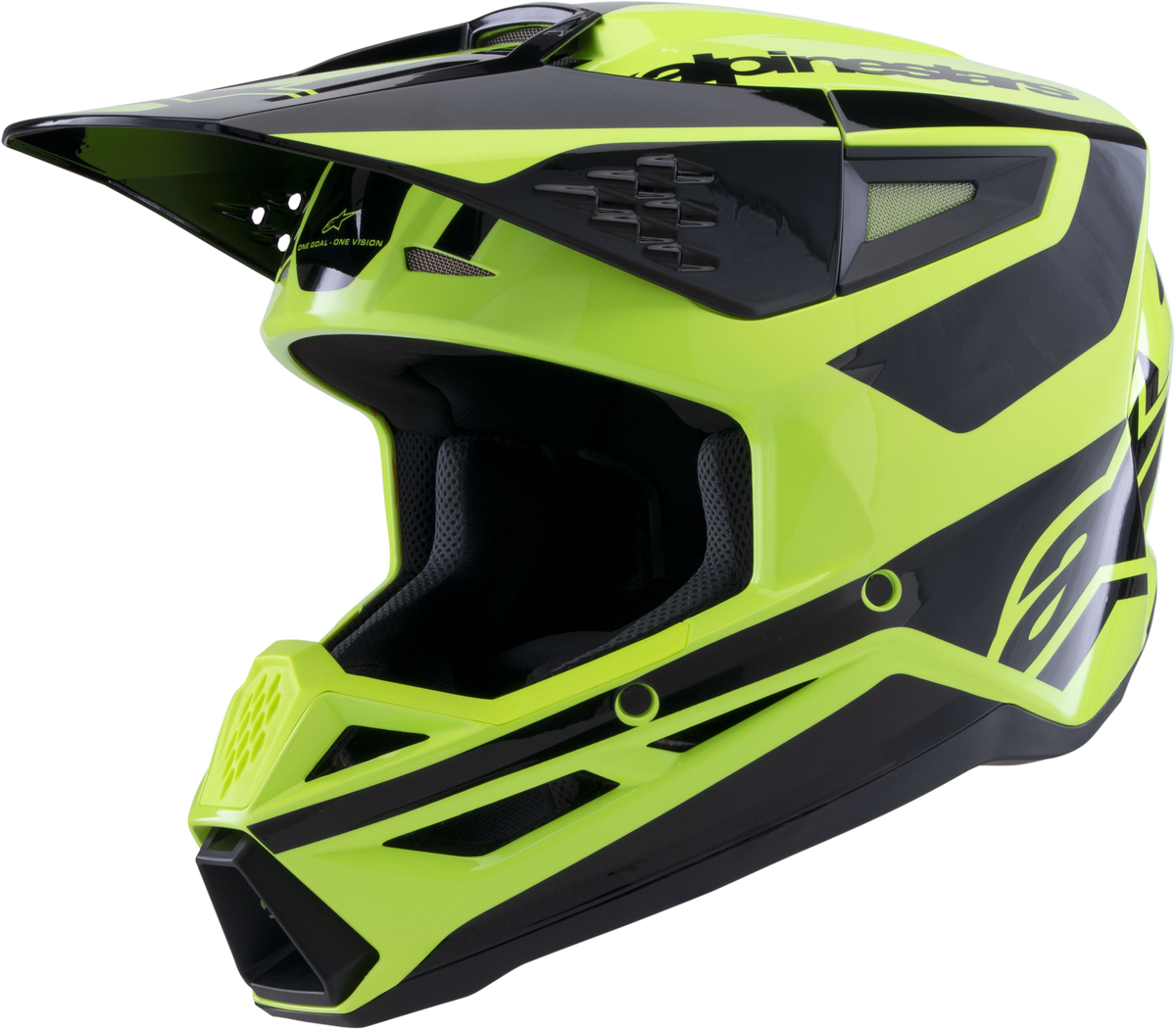 Sm3 Heat Helmet Yellow Fluo/Black Glossy Sm – GoKarts USA®