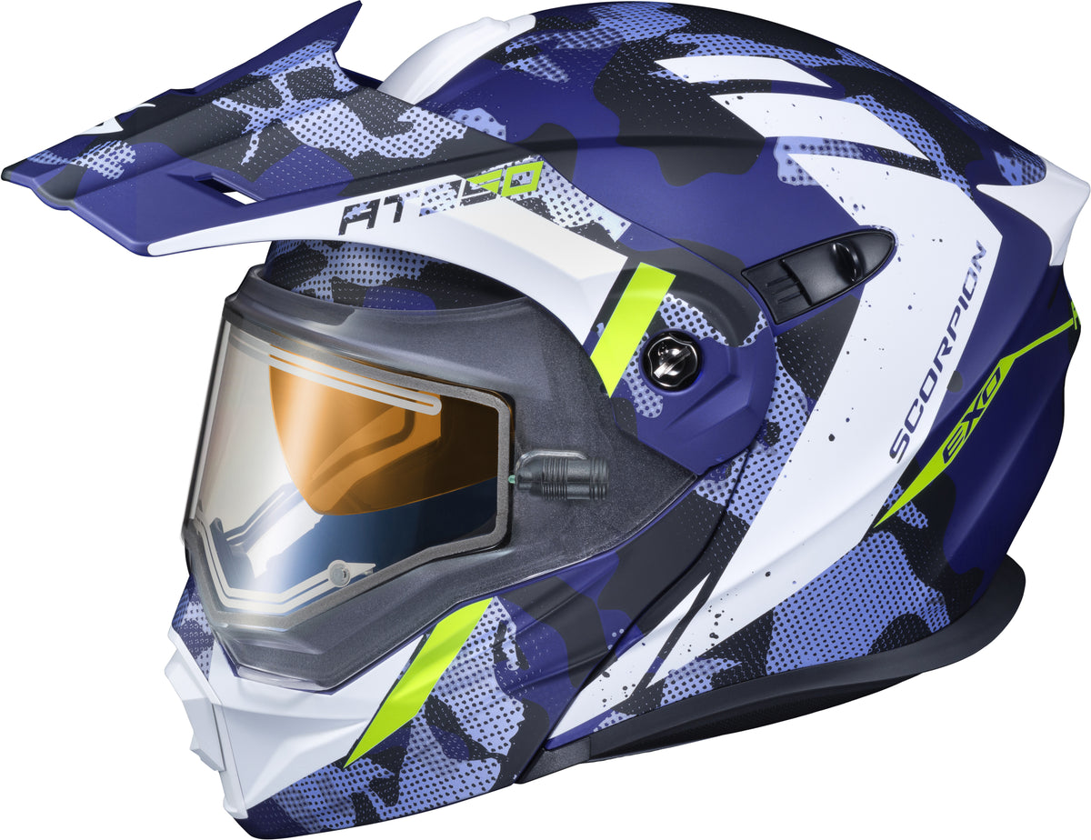 Exo-At950 Cold Weather Helmet Outrigger Matte Blue 3x (Elec) – GoKarts USA®