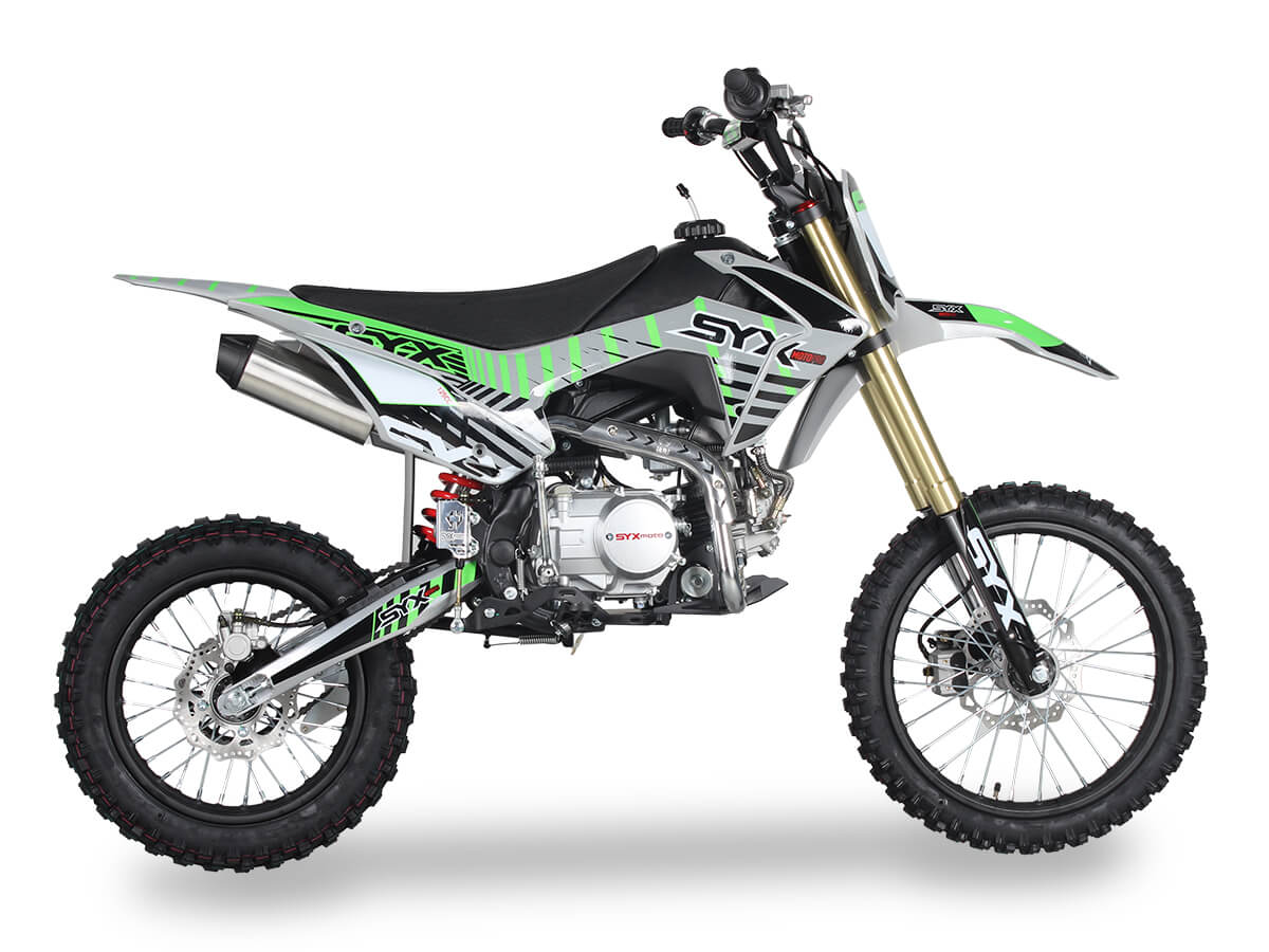 2024 SYX Moto Whip Pro 125cc Pit Bike, Oil-Cooled, Kick Start, Anodize ...