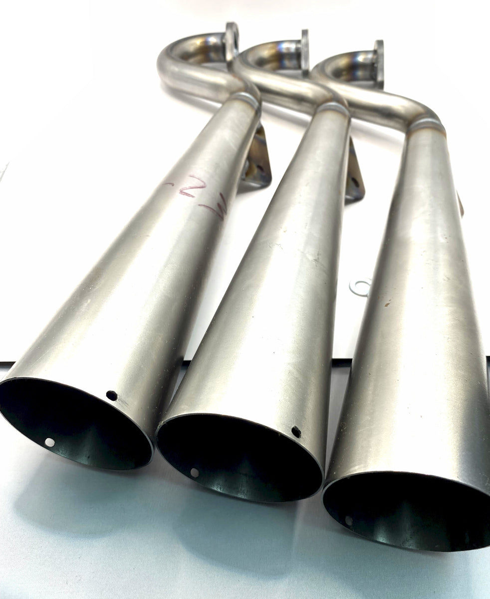 Bazookah - Bare Metal Stinger Exhaust Header, for Mini Bike or GoKart ...